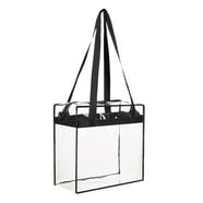 Eastsport Clear All-Purpose Security Tote, Black - Walmart.com