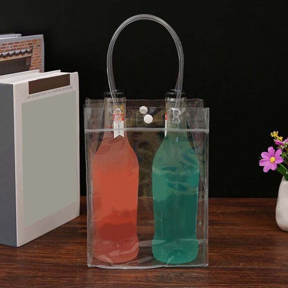 Clear Tote Bags Friendly Purse Shoulder Handbag PVC Transparent Plastic ...