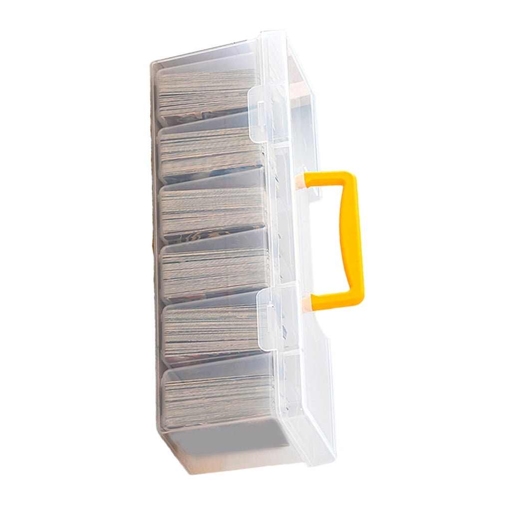 Clear Trading Card Storage Box Case Organizers with Separate Box ...