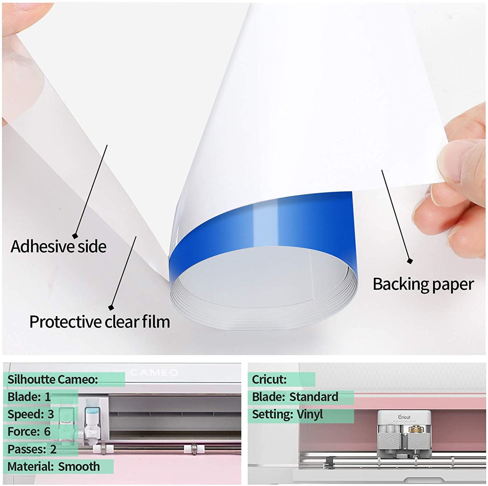 Clear Transfer Tape Transfer Paper for Glitter Sheets Paper Tape ...