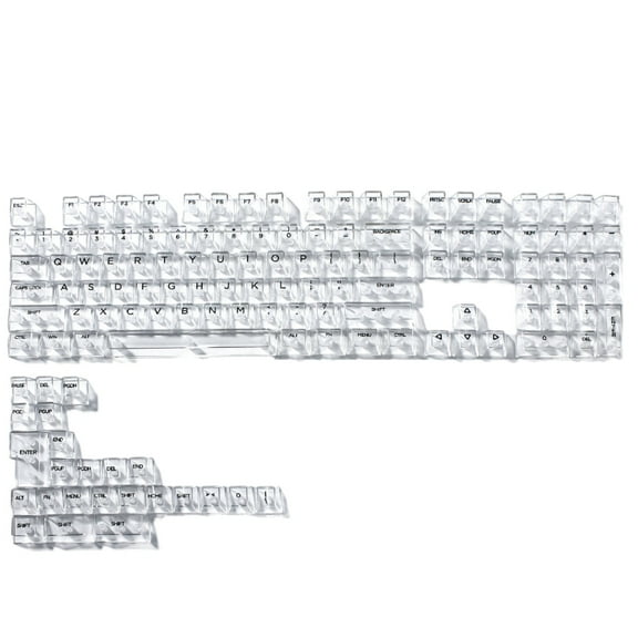 OOKWE Thick PBT Mechanical Keyboard Keycaps Japanese Dye Subb 140 Key ...