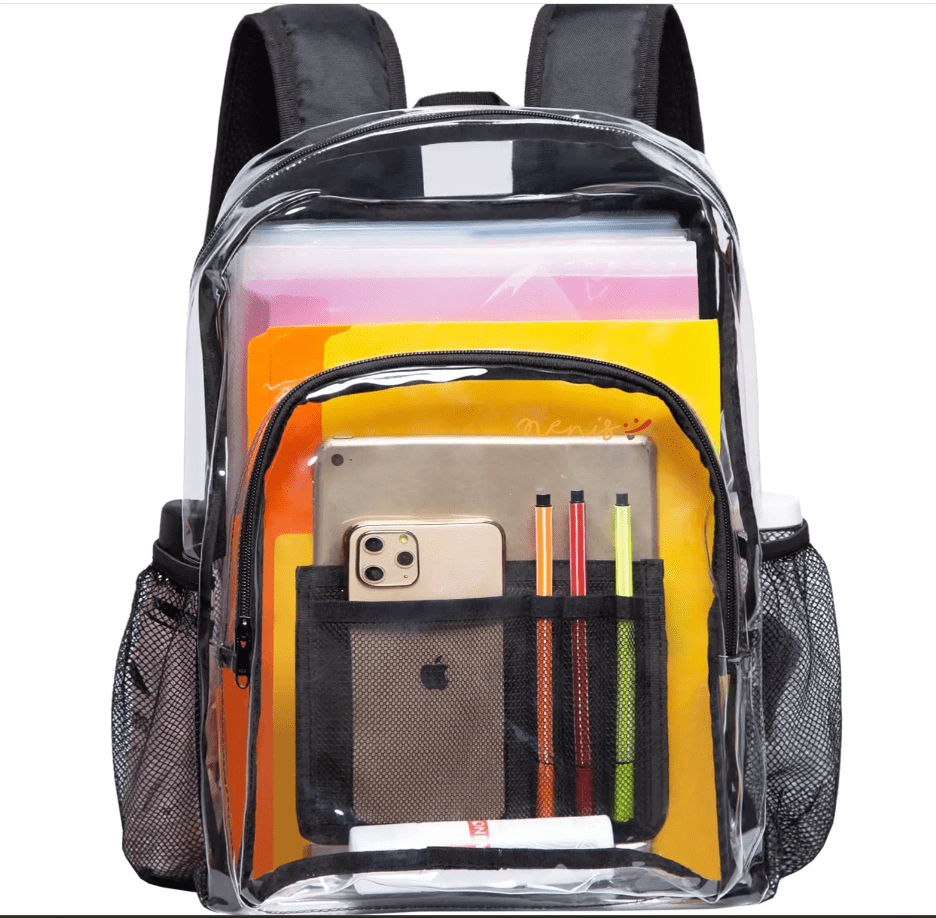 Clear Transparent Backpack Heavy Duty - Walmart.com