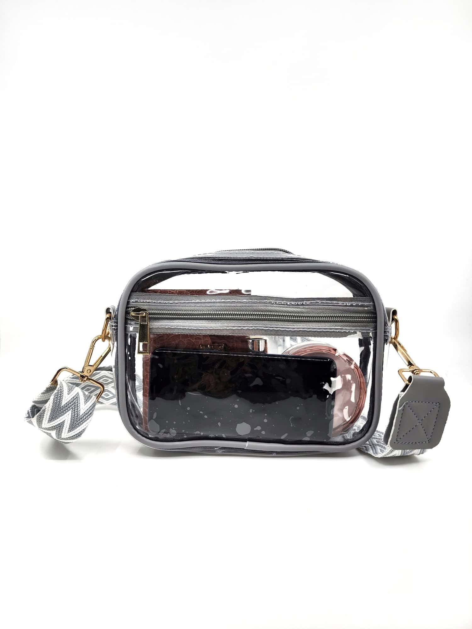 Clear Transparent Concert Stadium Crossbody Bag - Walmart.com