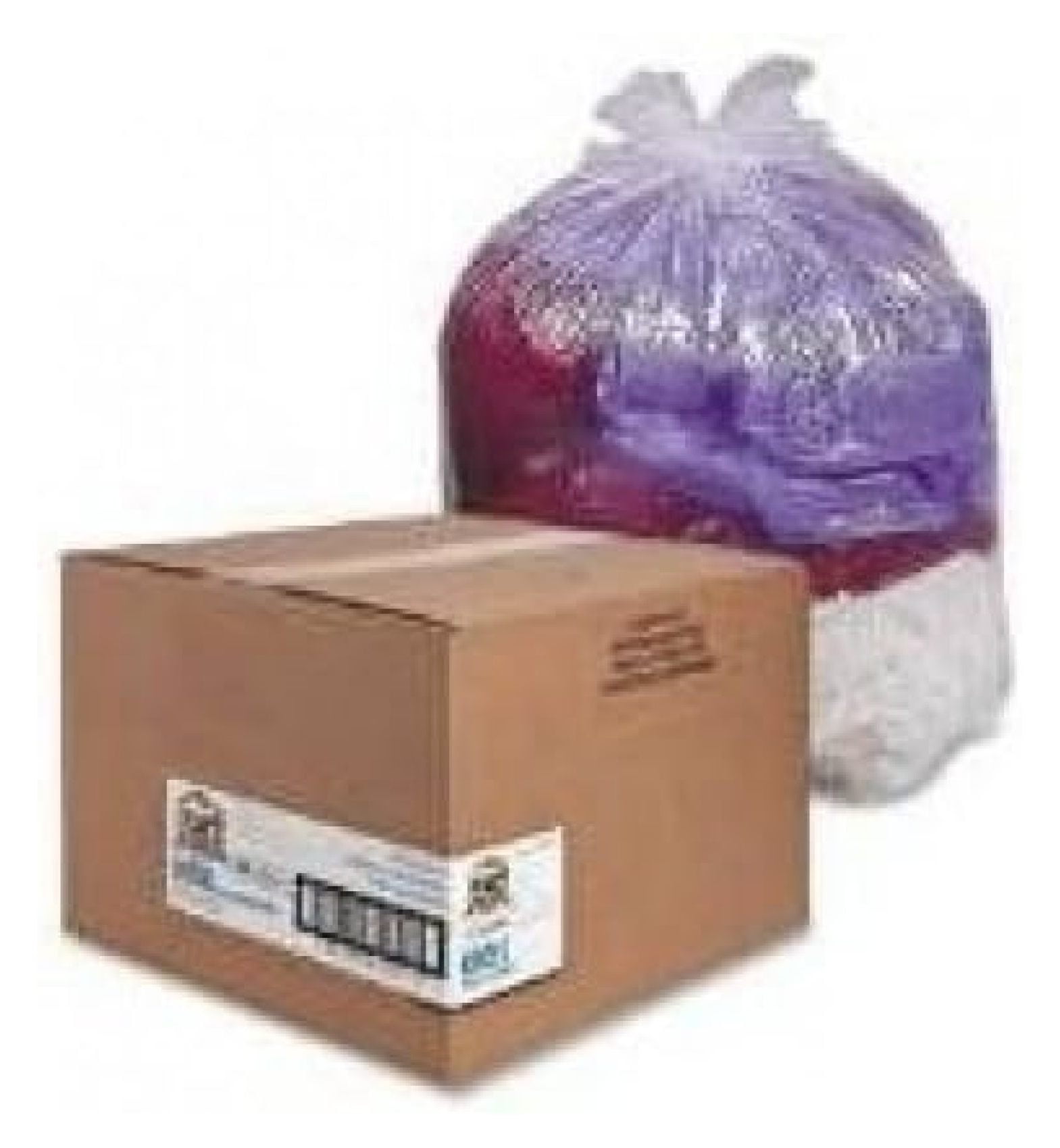 Clear Trash Can Liners - 13 Gallon Clear Trash Bags 50 Count - Heavy ...