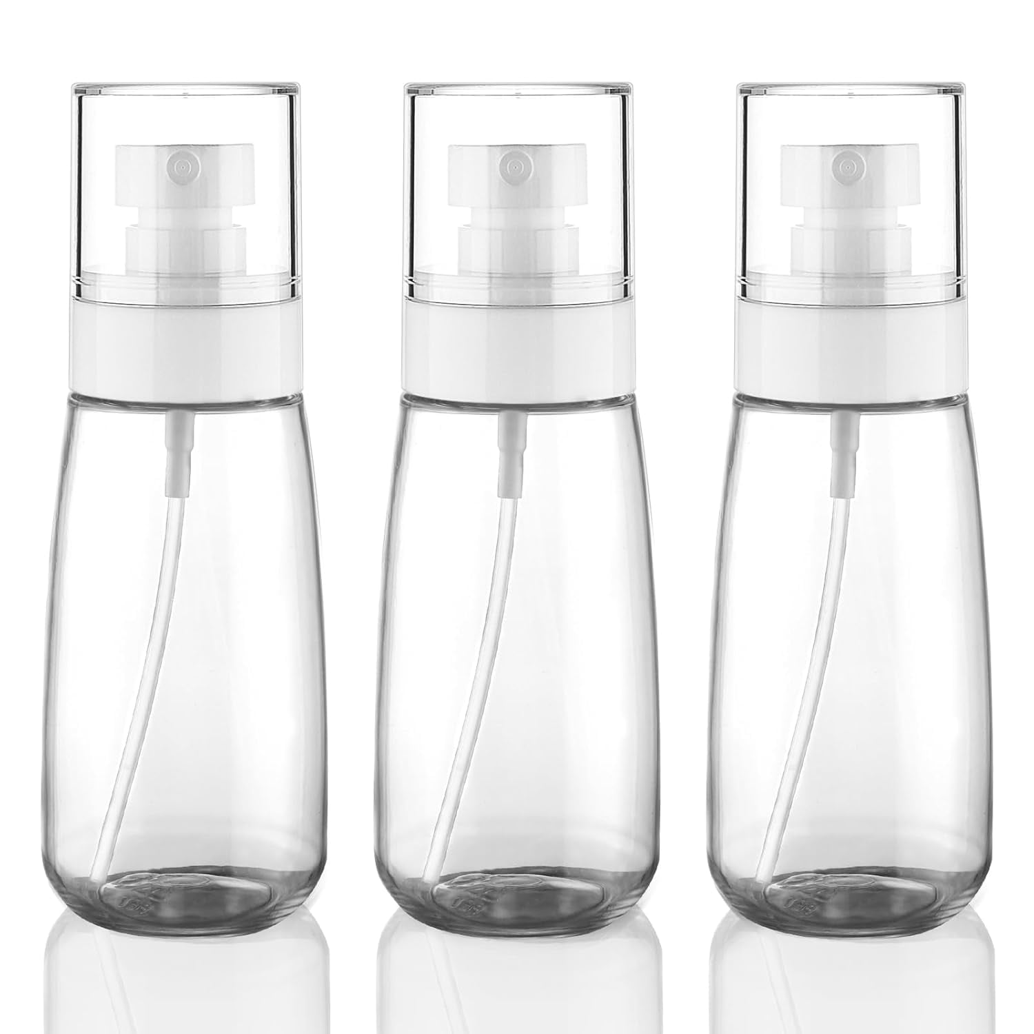 Clear Travel Size Bottles Leak Proof Fine Mist Spray Bottles Empty ...