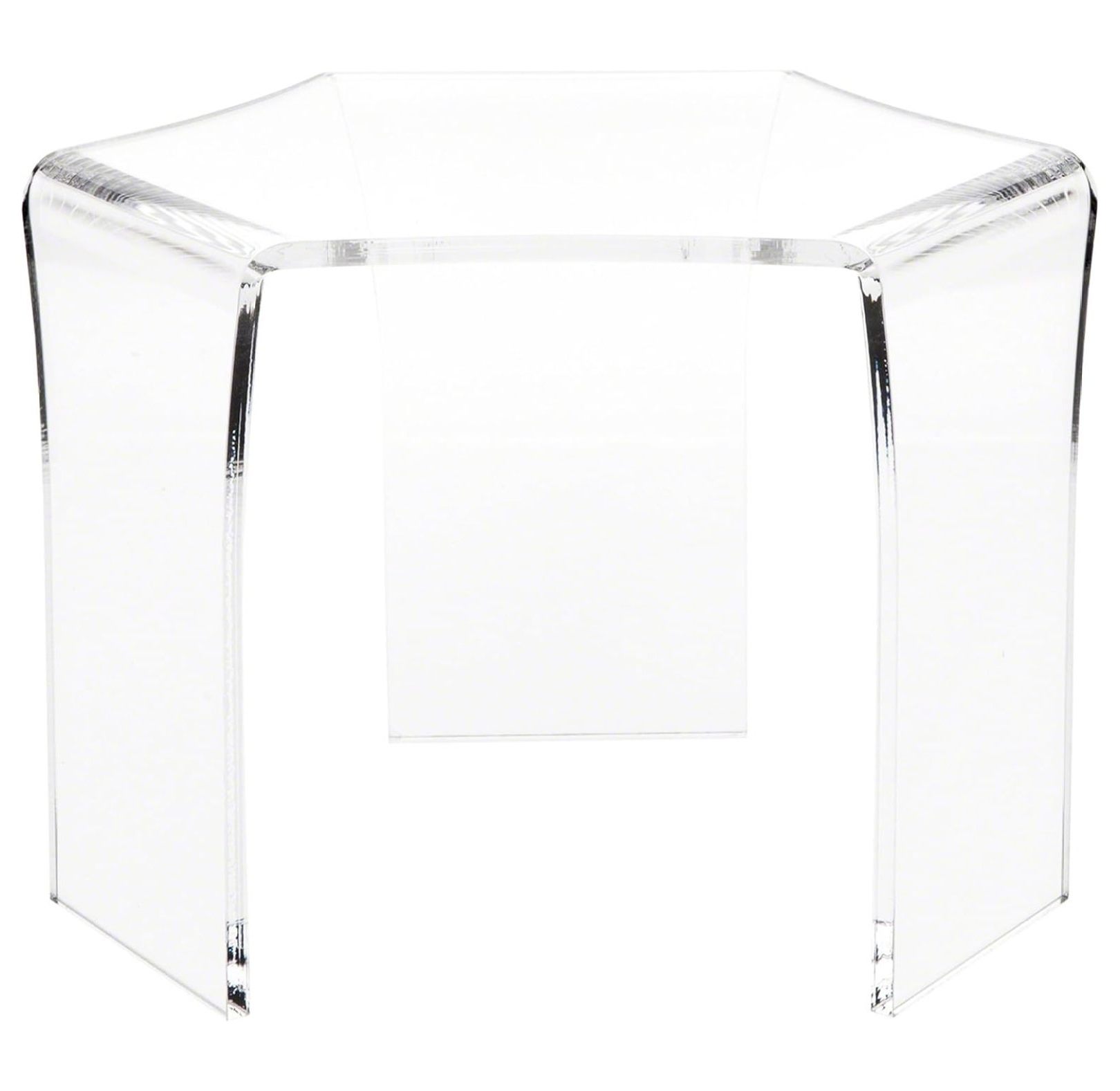 Clear Tri-Leg (6 Sided) Display Riser, 7.75" H x 11" W x 9.5" D ...