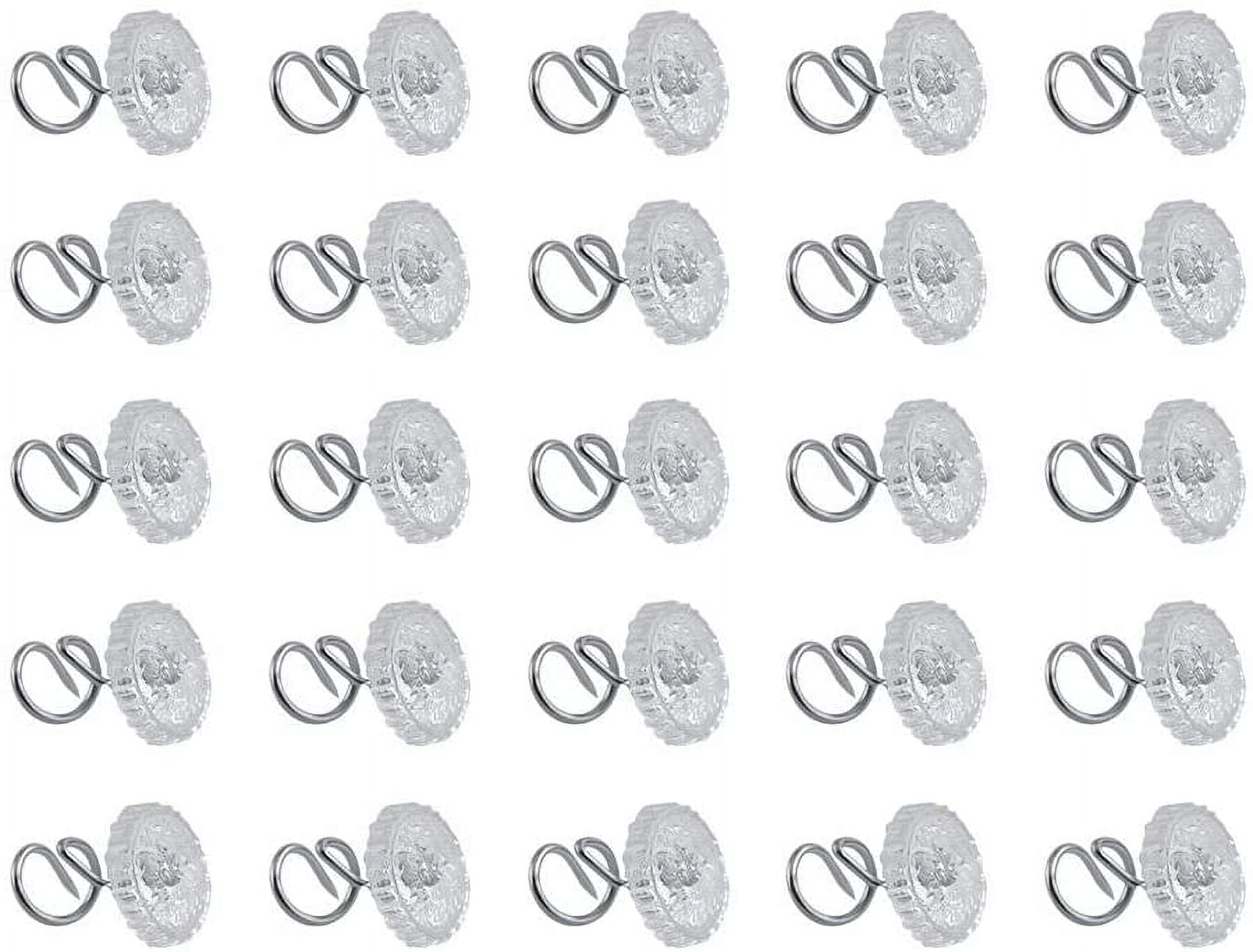 Clear Twist Pins,Transparent Plastic Head Screw Nail Sewing and Home ...