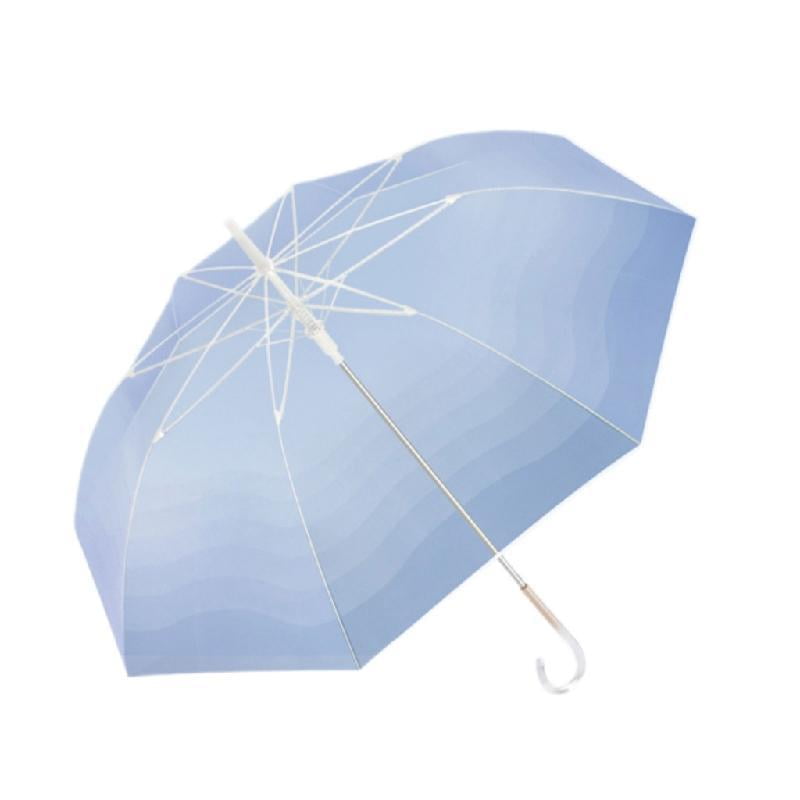 Clear Umbrella with Curved Handle, Auto Open,Rain Umbrellas for Outdoor ...