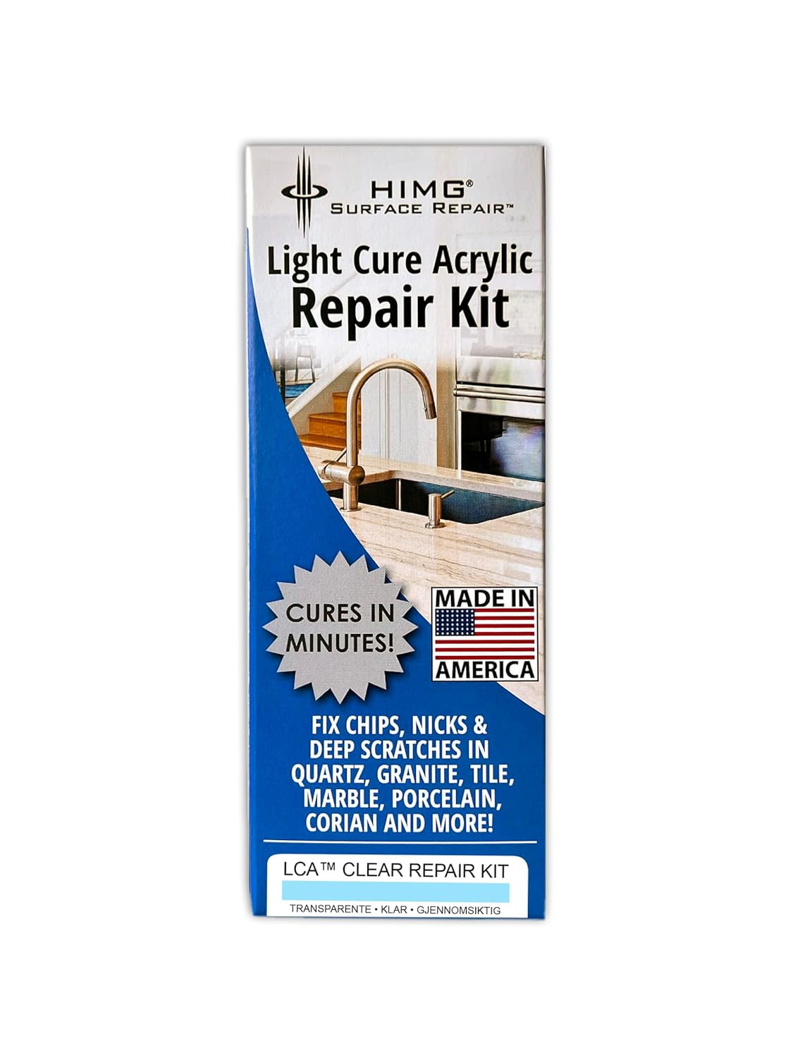 Clear - Upgraded Quartz Countertop Repair Kit - Granite Repair Kit ...