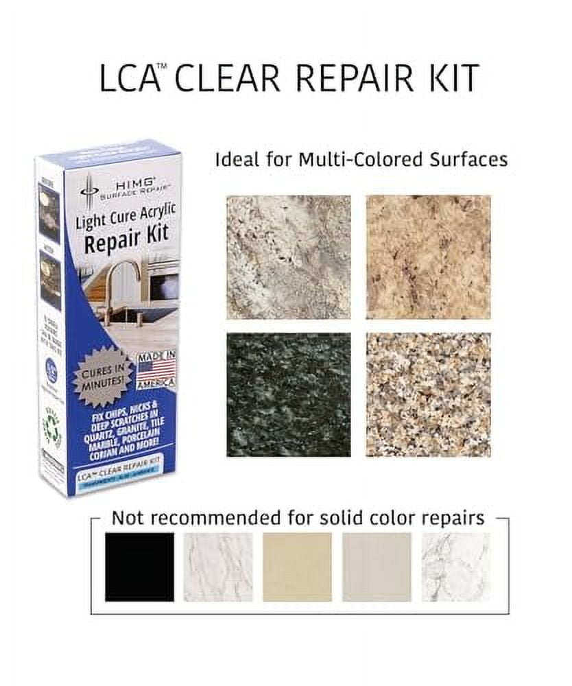 Clear - Upgraded Quartz Countertop Repair Kit - Granite Repair Kit ...