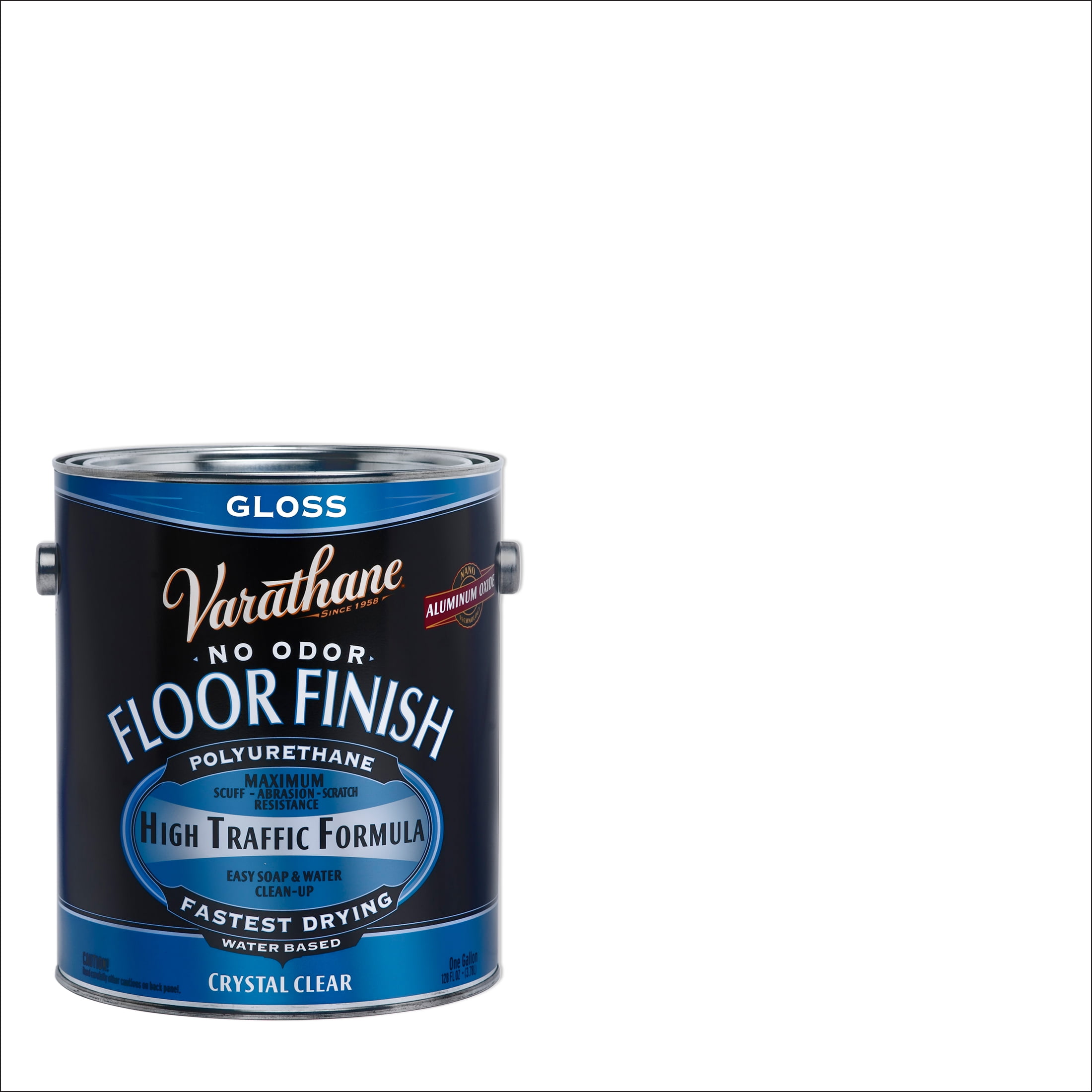 Clear, Varathane Classic Wood Floor Finish ( Water-Based) Gloss ...