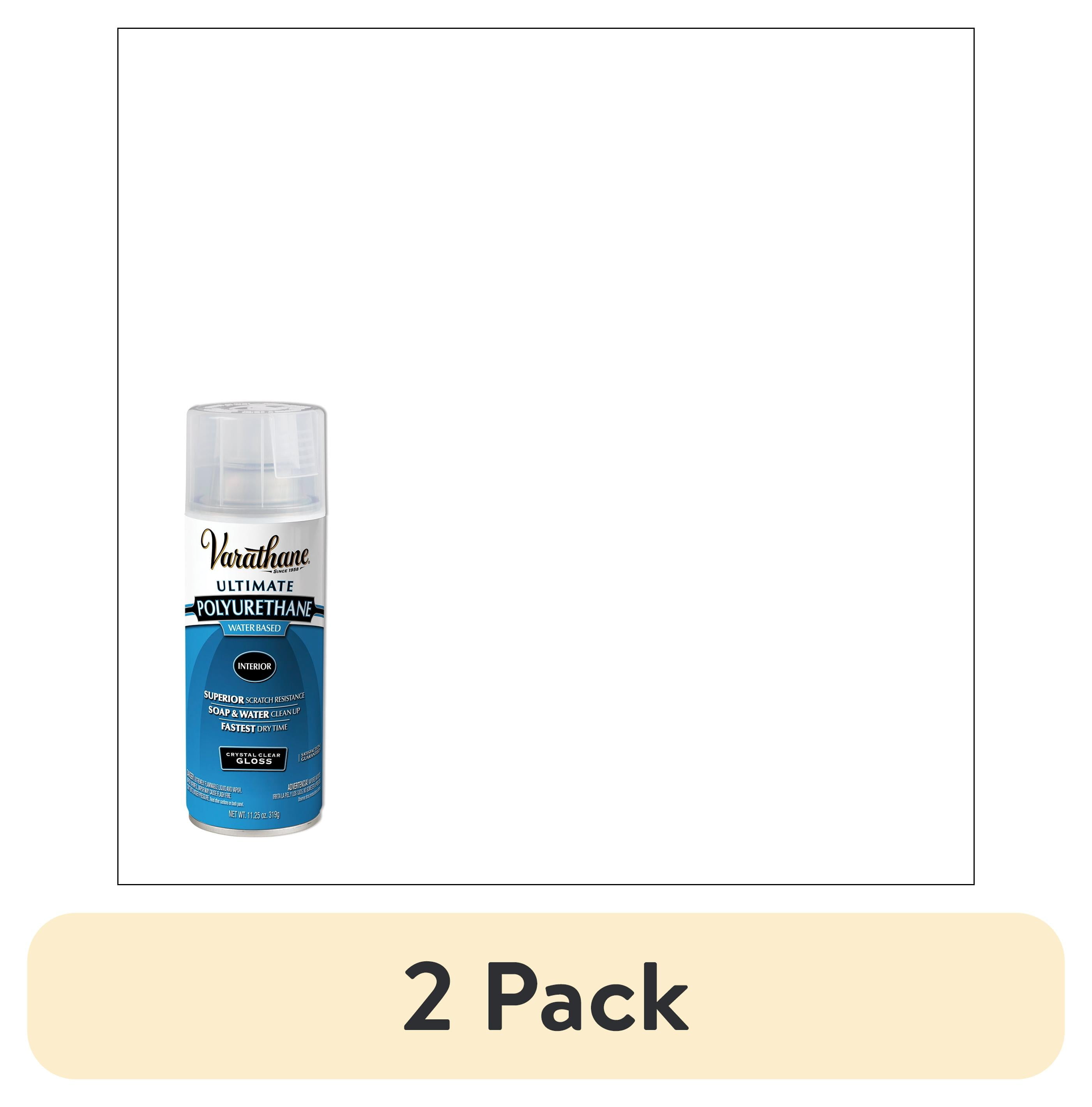 (2 pack) Clear, Varathane Gloss Ultimate Crystal Clear Polyurethane ...