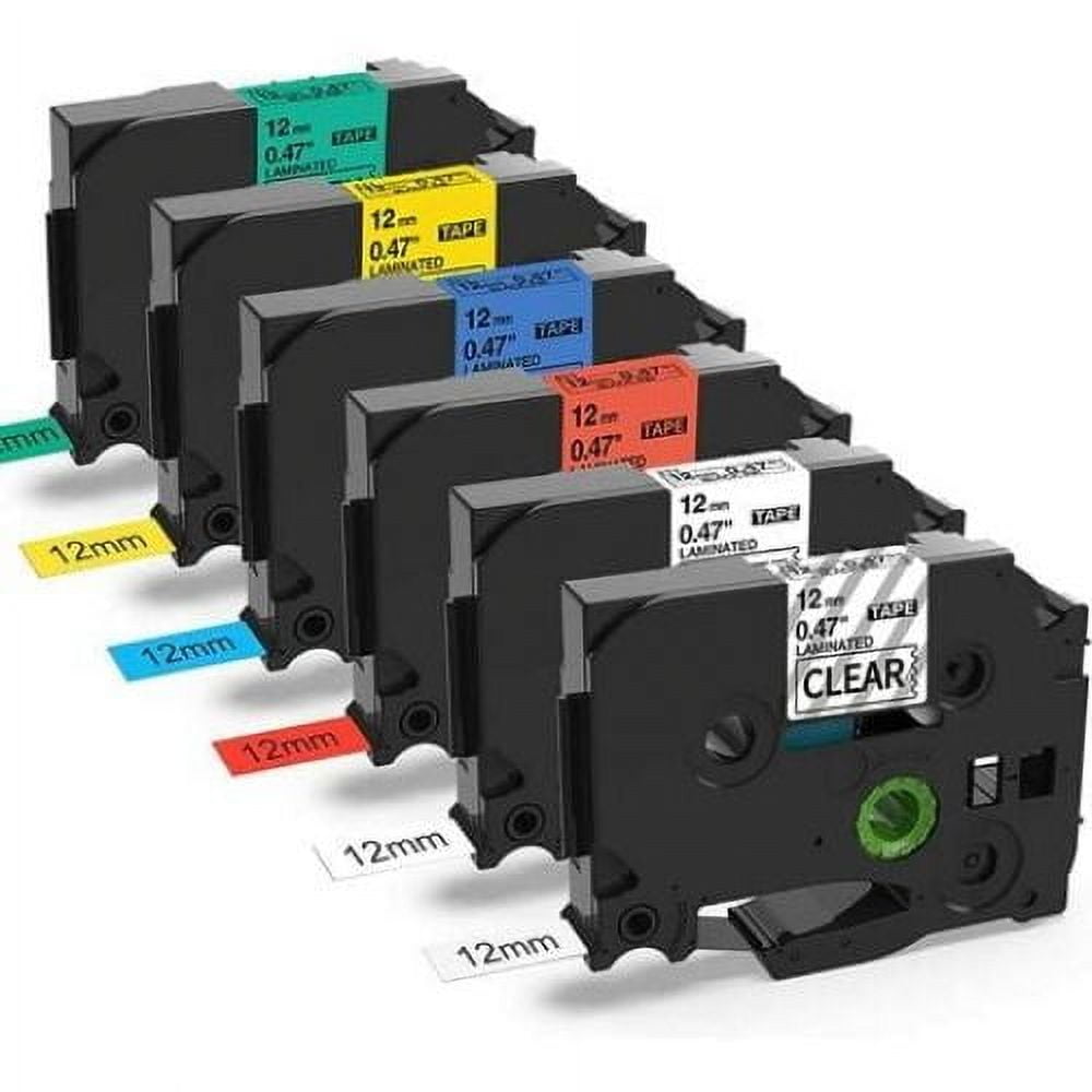 Clear On Various Colors Label Tape, Thermal Transfer Printing For P ...