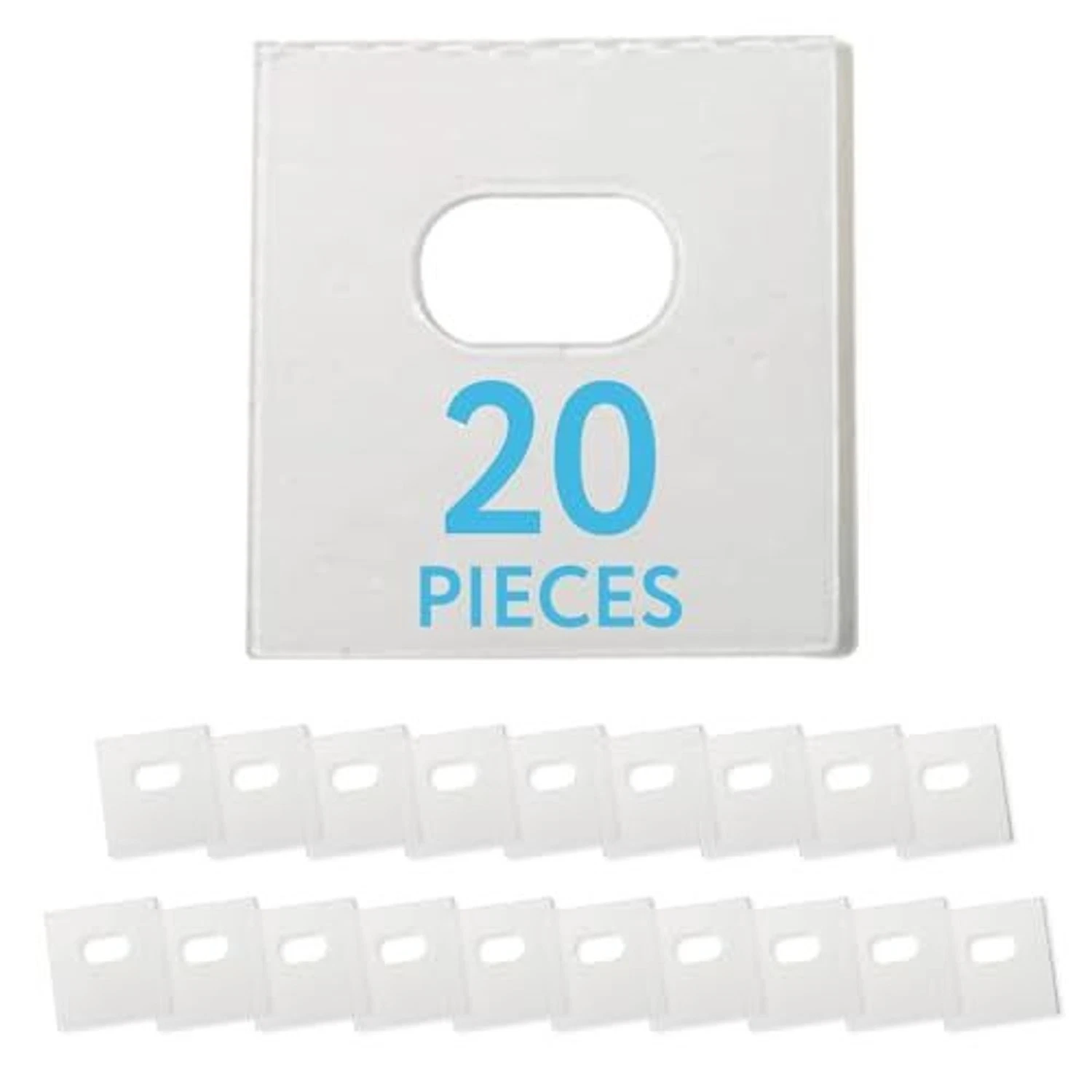Clear Vertical Blind Repair Tabs - Stick-On Tabs (10 Sets) with 2 ...