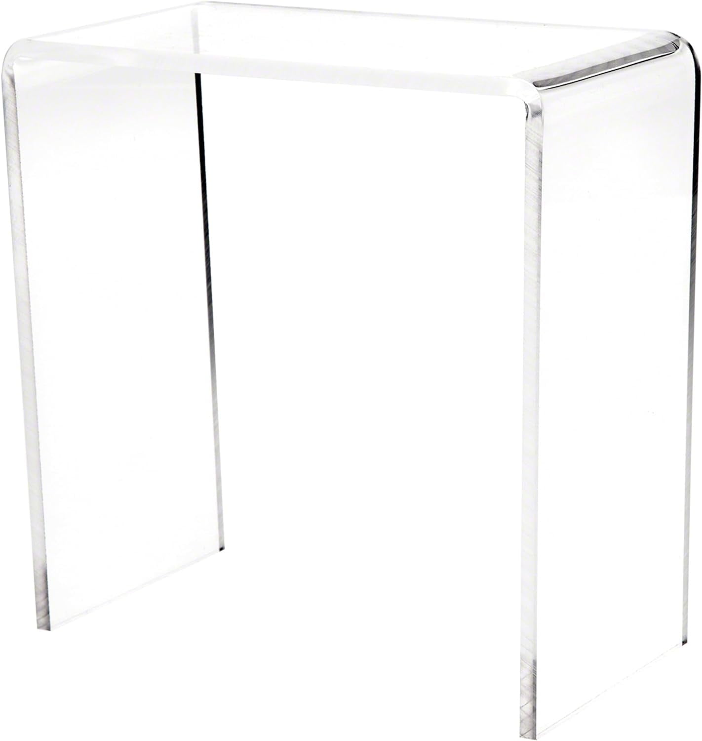 Clear Vertical Rectangular Display Riser, 6" H x 6" W x 3" D (3/16 ...