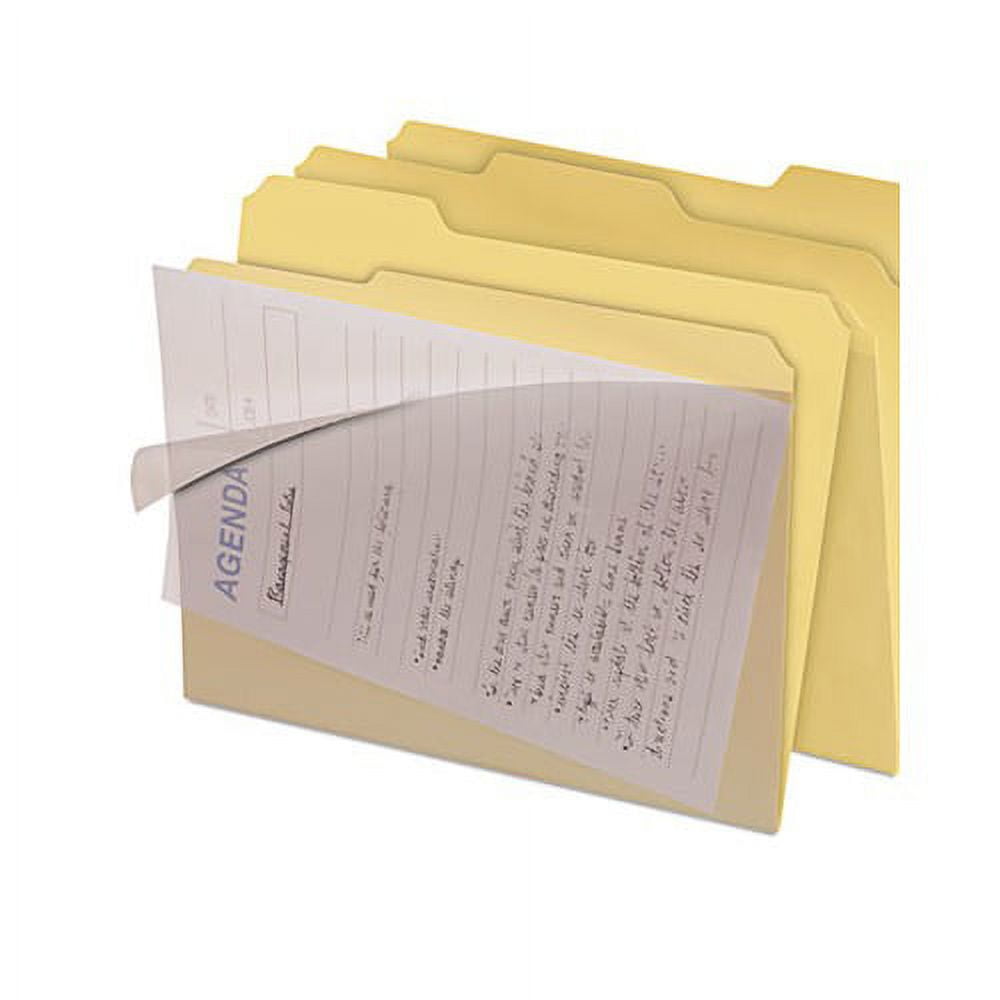 Clear View Interior File Folders 1/3-Cut Tabs, Letter Size, Manila, 8 ...
