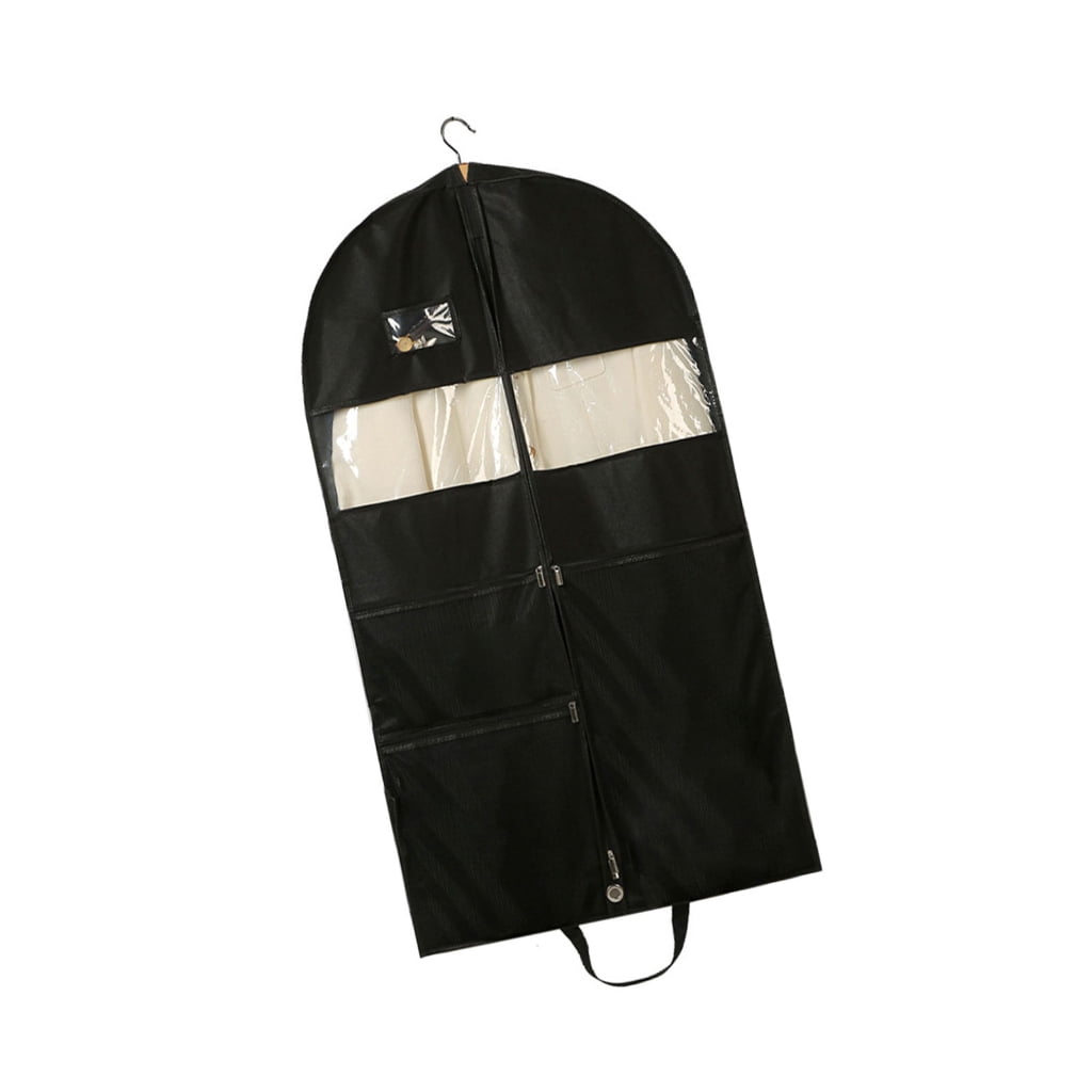 Clear View Long Garment Storage Bag Thickened Nonwoven Closet Organiser ...