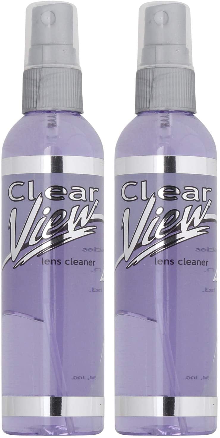 Clear View Premium AR-Coated Anti-Streak Anti-Static Lens Cleaner Spray ...