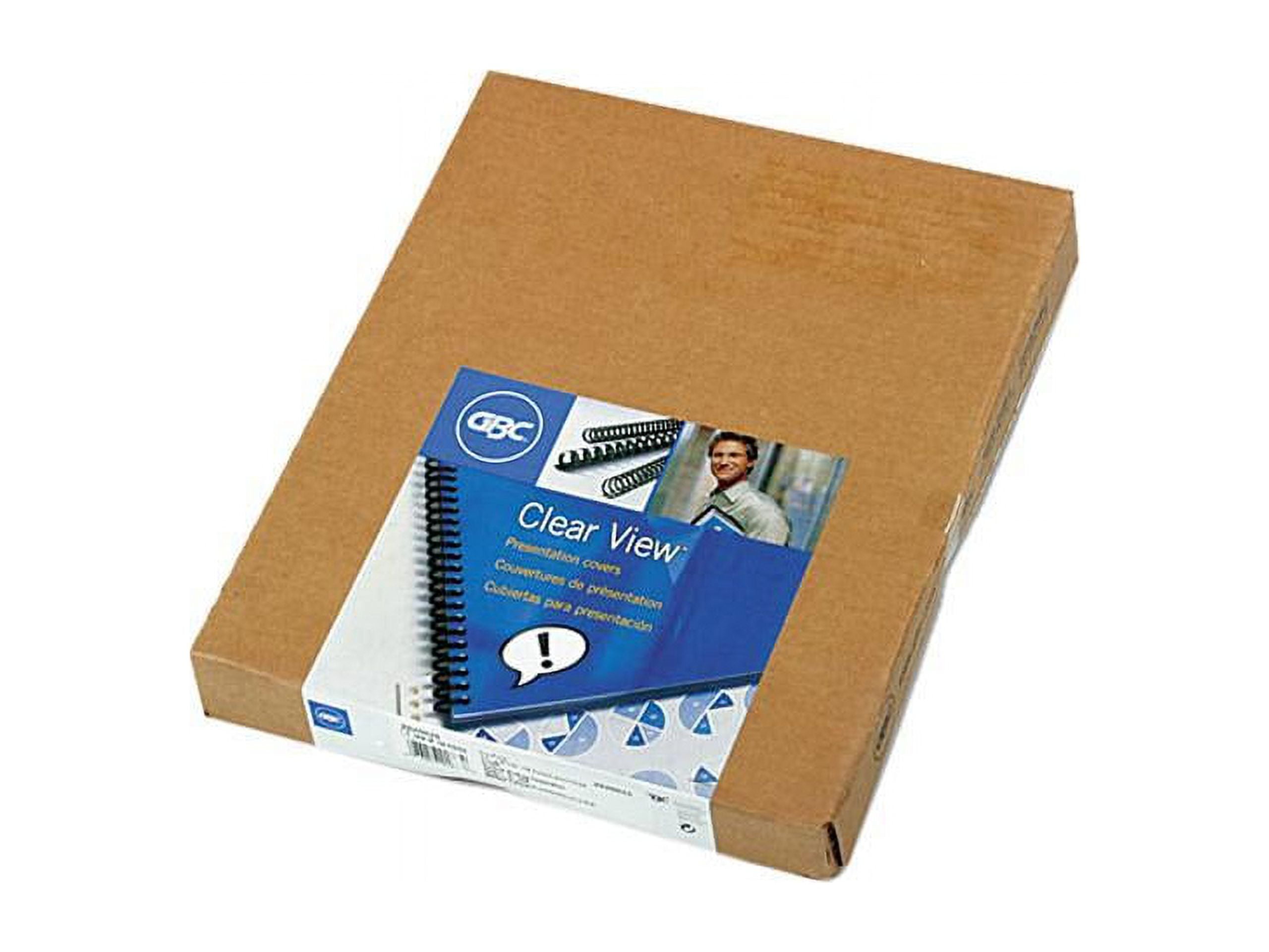 Clear View Presentation Binding System Cover, 11 x 8-1/2, Clear, 100 ...