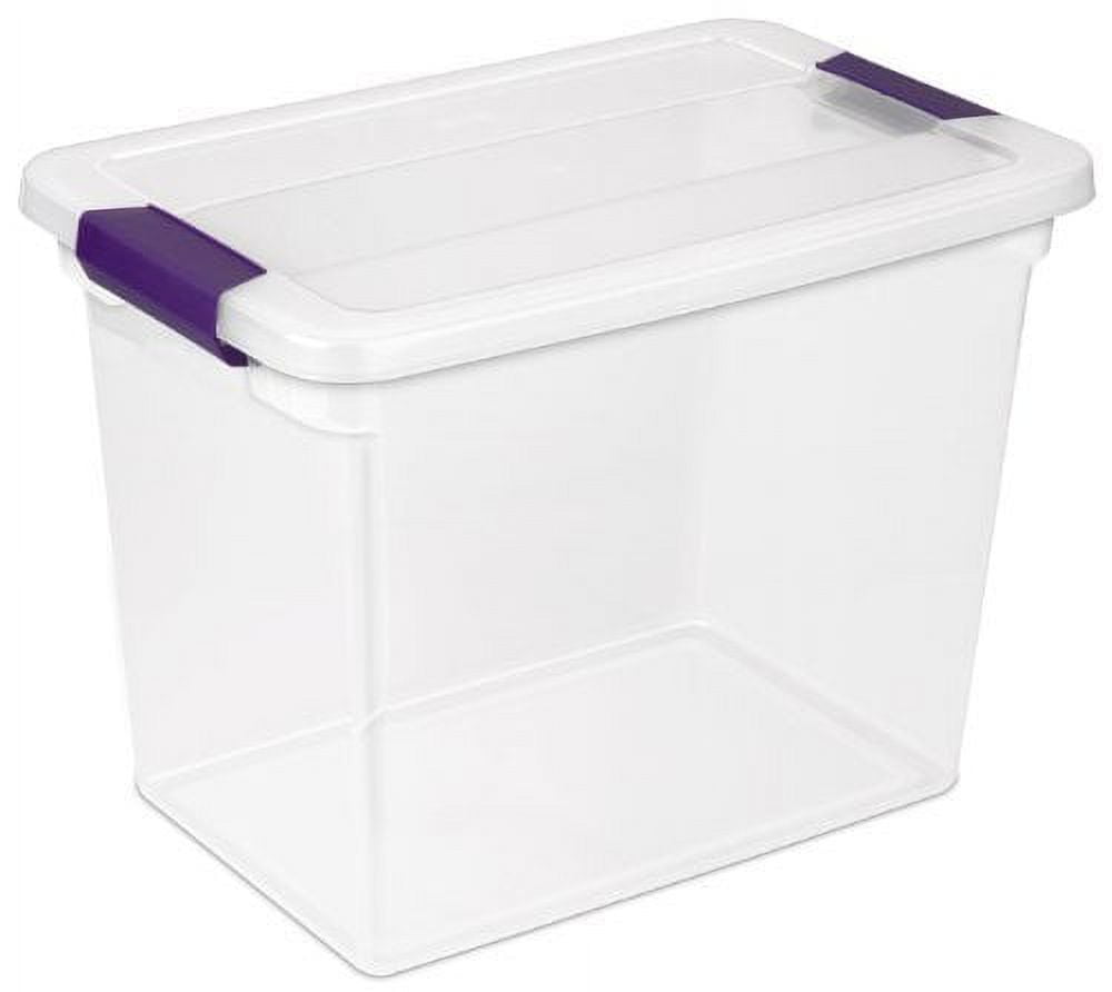 Clear-View Storage Containers-27 Quart - Walmart.com