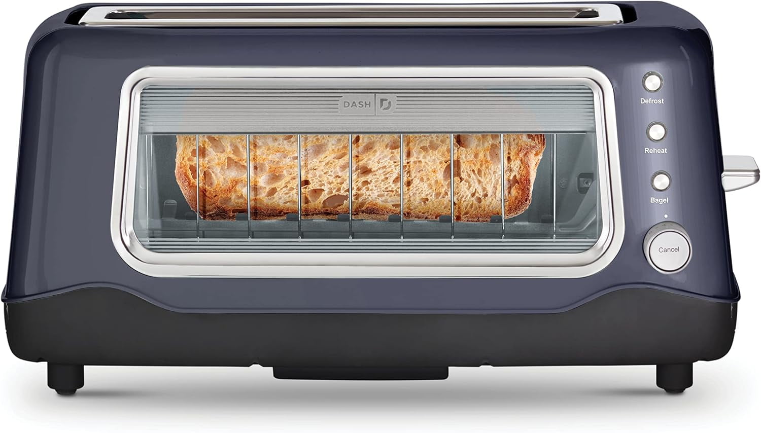 Clear View Toaster: Extra Wide Slot Toaster with See-Through Window ...