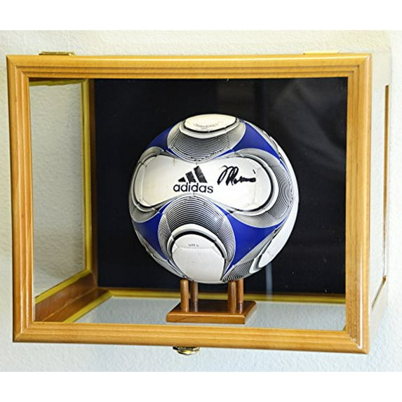 Clear Viewing Ball/Soccer Ball Display Case Cabinet Wall Rack/Free ...