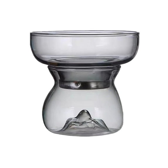 Clear Views Transparency Teas Strainer Borosilicate Glass Easy Brewing ...