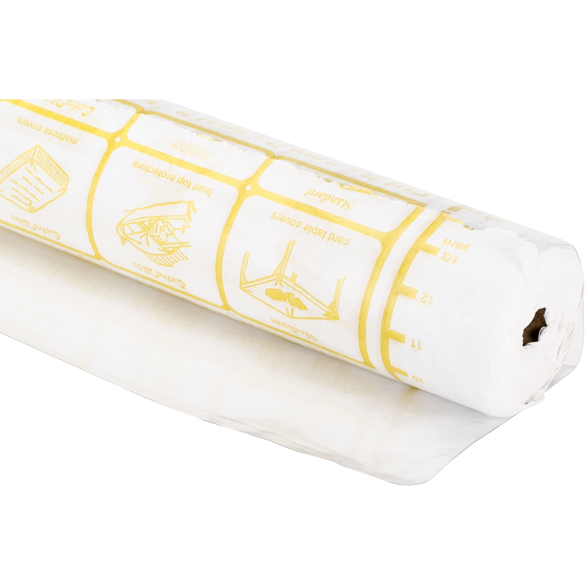 Clear Vinyl 54" Wide 36yd Roll, Heavy 8 Gauge, Gold Paper - Walmart.com