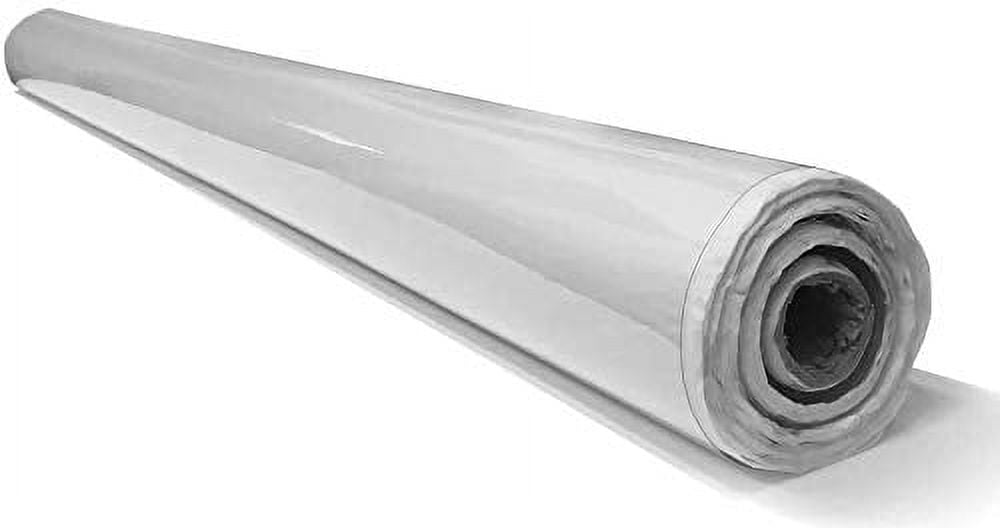 Clear Vinyl 54" Wide 6 Gauge (40 Yard Roll) - Walmart Business Supplies