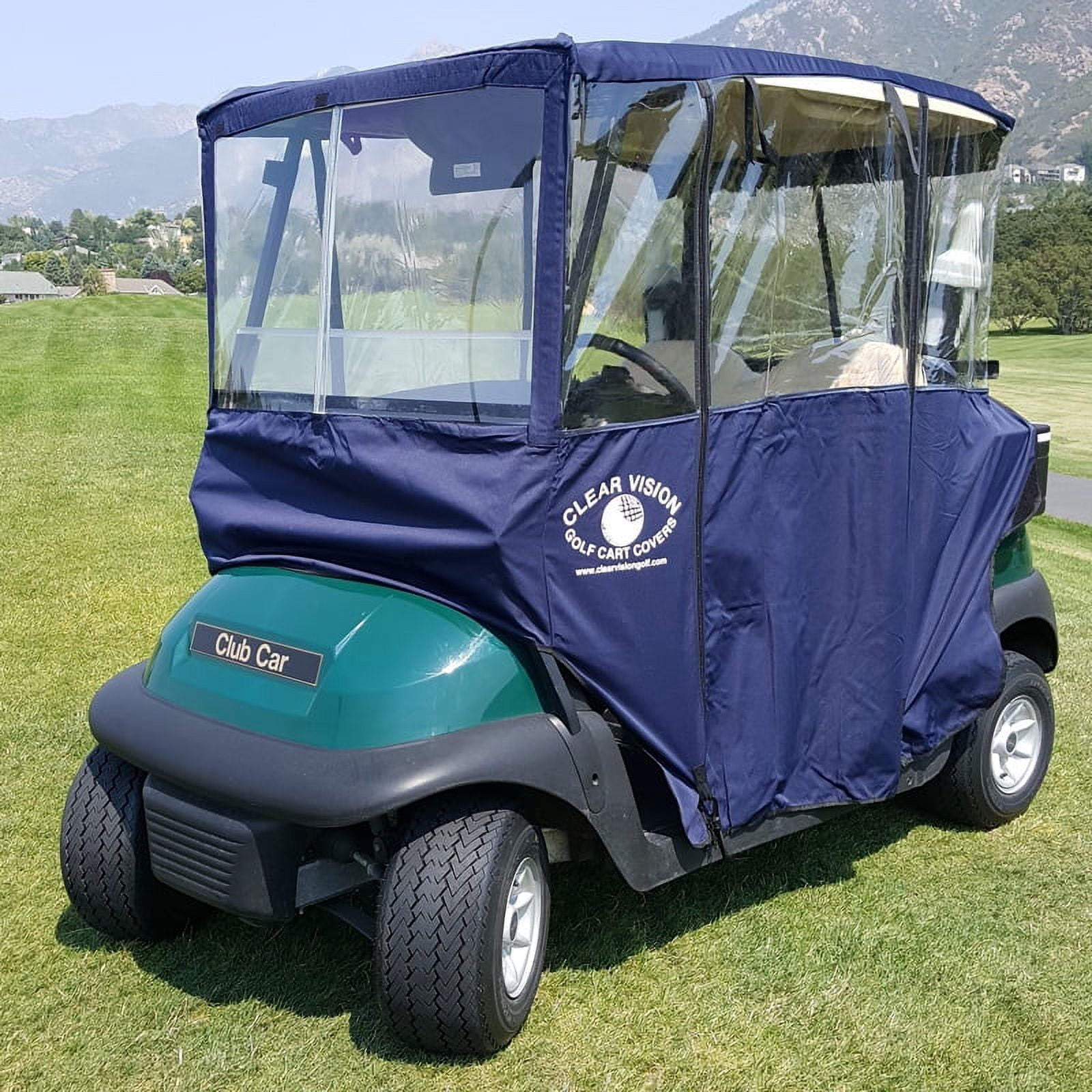 Clear Vision Cart Cover - XLarge - Navy - Walmart.com