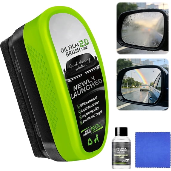 Clear Vision Glass Cleaner, Upgrade 2.0 Clearvision Car Windshield ...