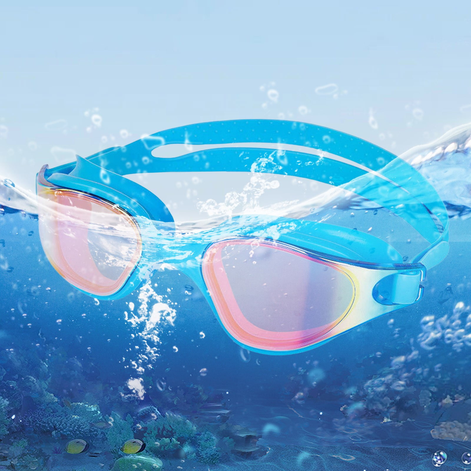 Clear Vision Swim Goggles for Adults - Anti Fog UV Protection Swimming ...