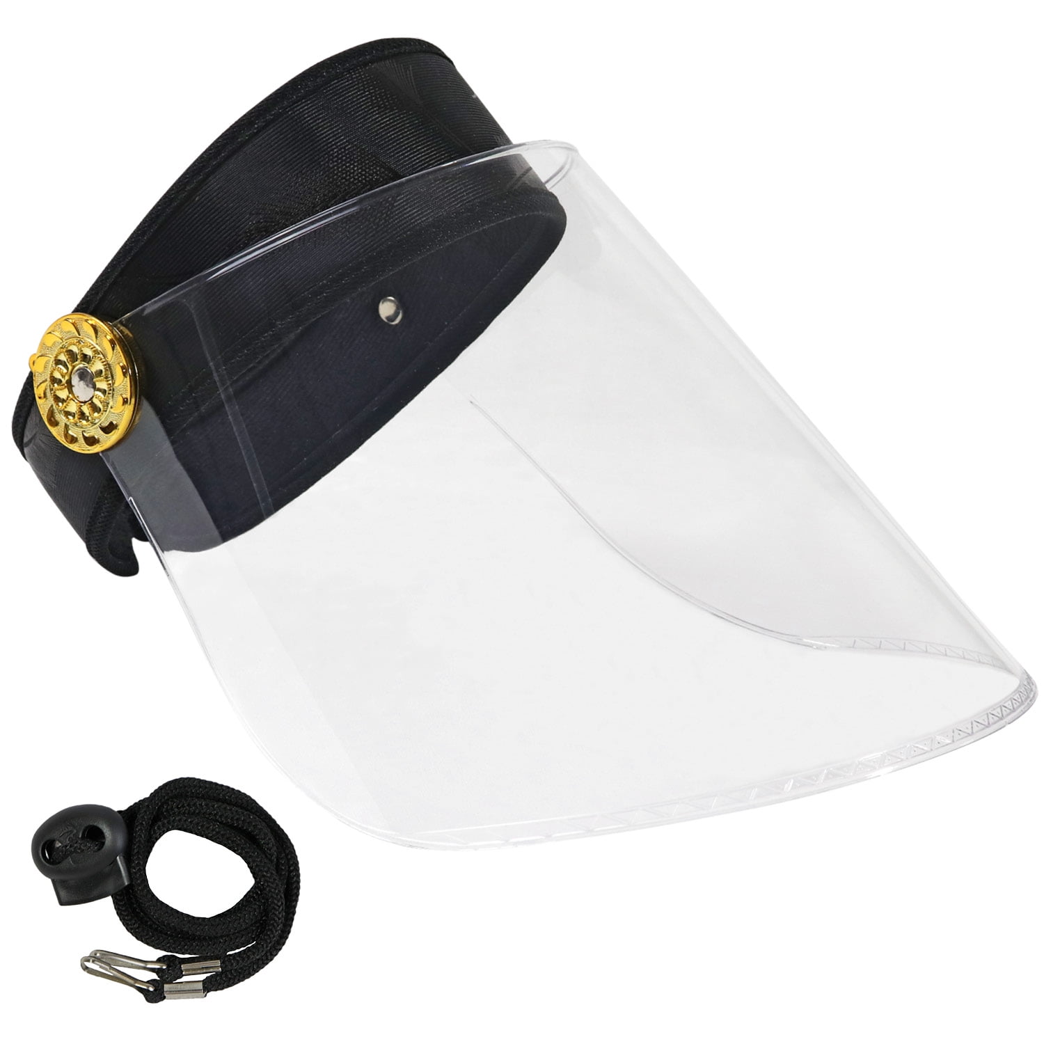 Clear Visor Hat - Transparent Adjustable Headband Face Shield Hat ...