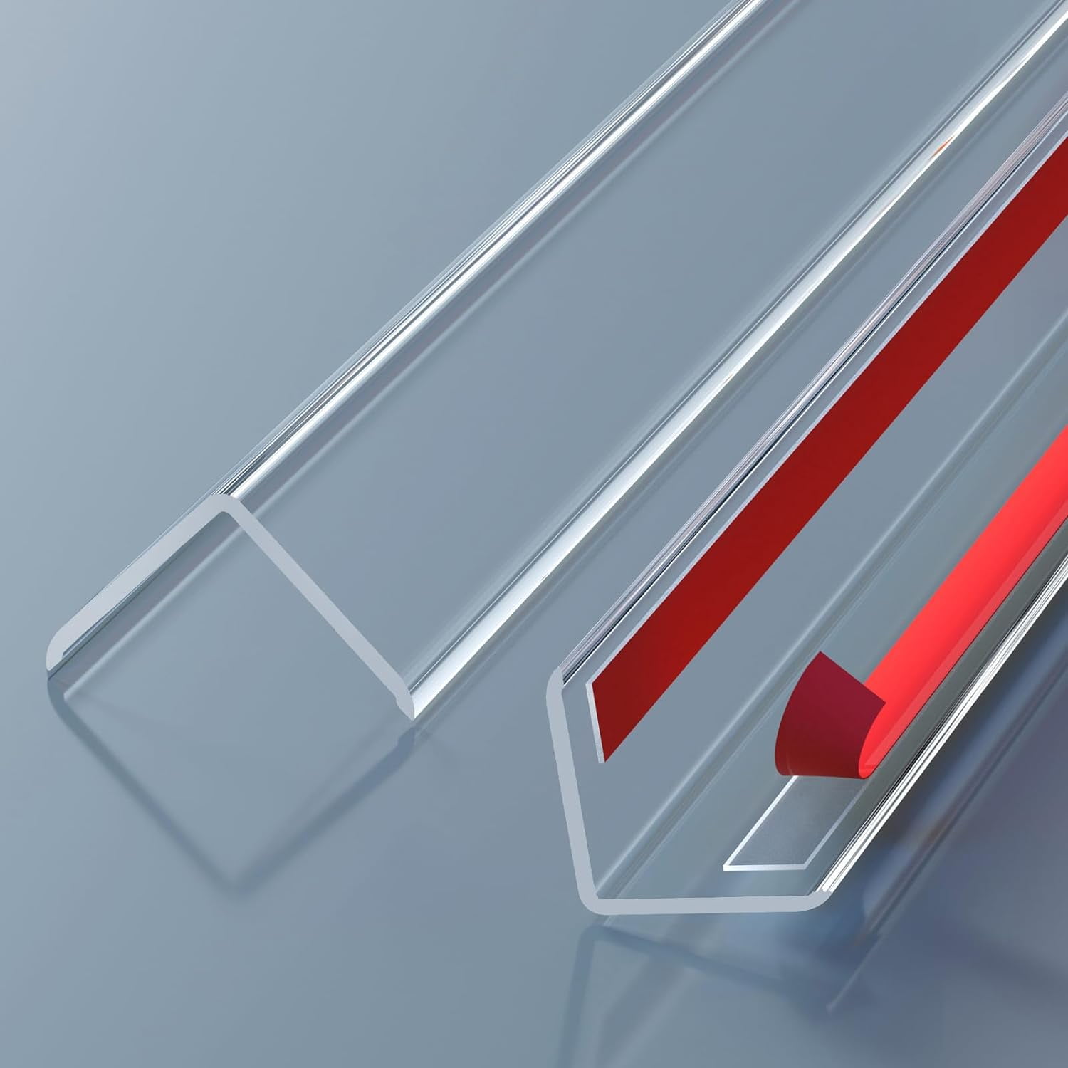 Clear Wall Corner Protector, Easy to Install, Pack of 2 – 31.5''Lx1.18 ...