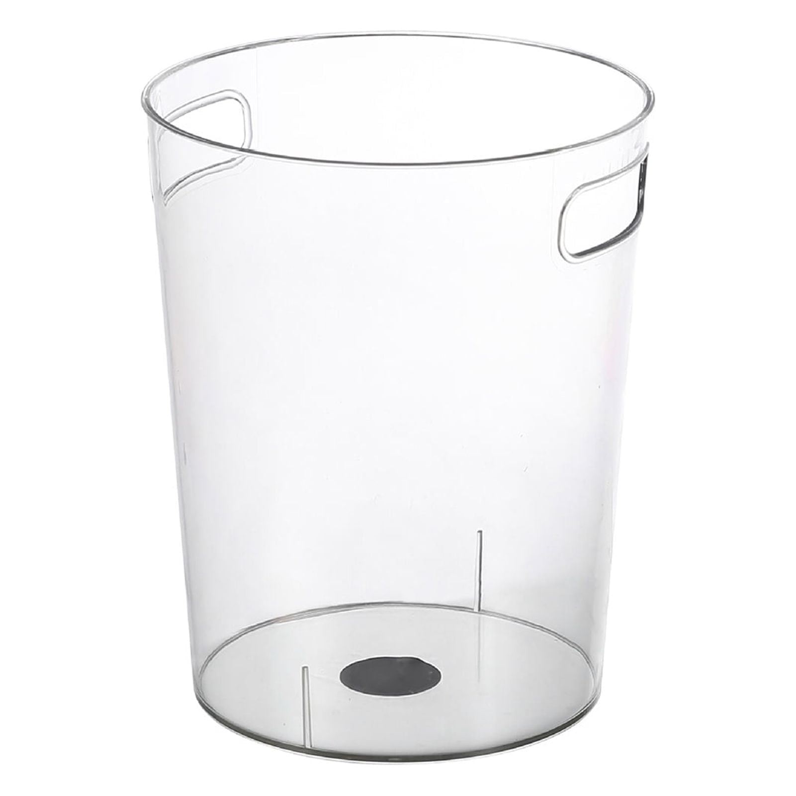 Clear Wastebasket Trash Can,Multi-function Desktop Storage Bucket ...