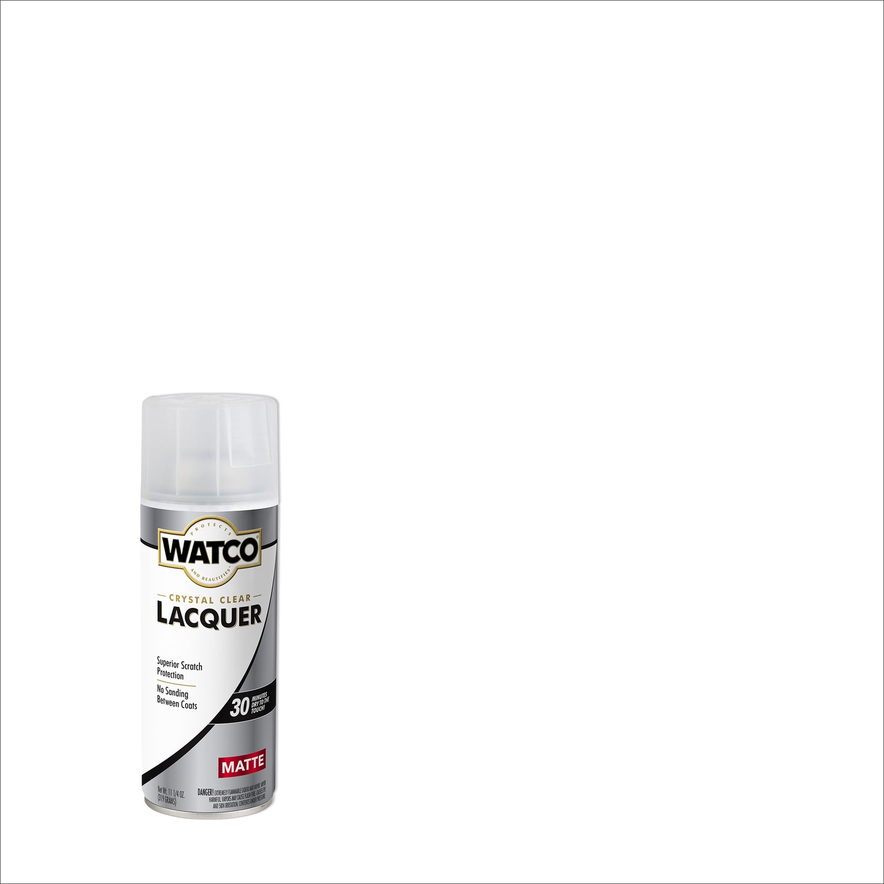 Clear, Watco Lacquer Matte Spray, 11.25 oz - Walmart.com
