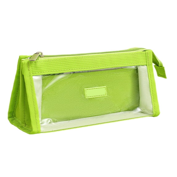 Clear Water Resistant Pencil Case High Capacity Pencil Bag Marker ...