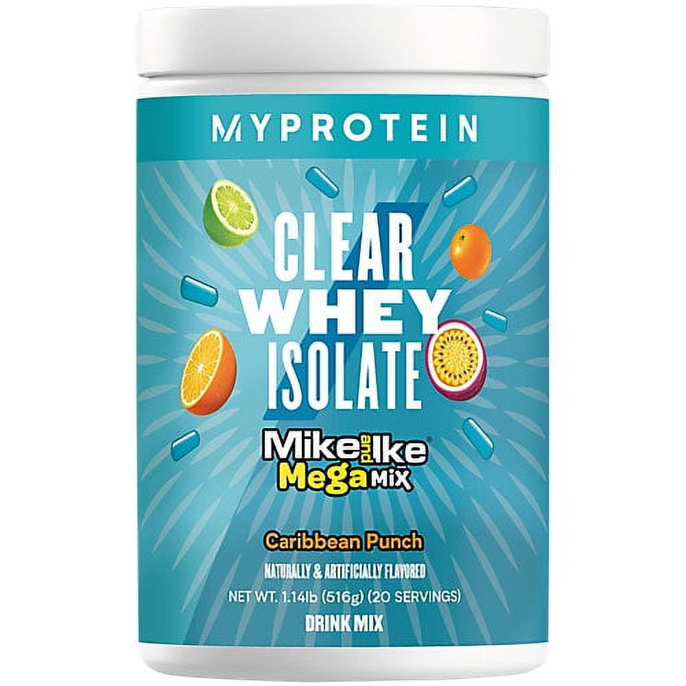 Myprotein Clear Whey Isolate, Caribbean Punch, Mike and Ike, 20 ...