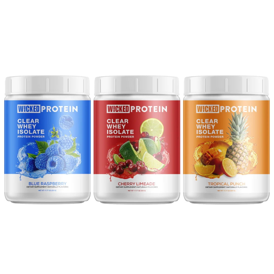 Clear Whey Isolate Protein Powder by WICKED Protein - Variety Pack ...