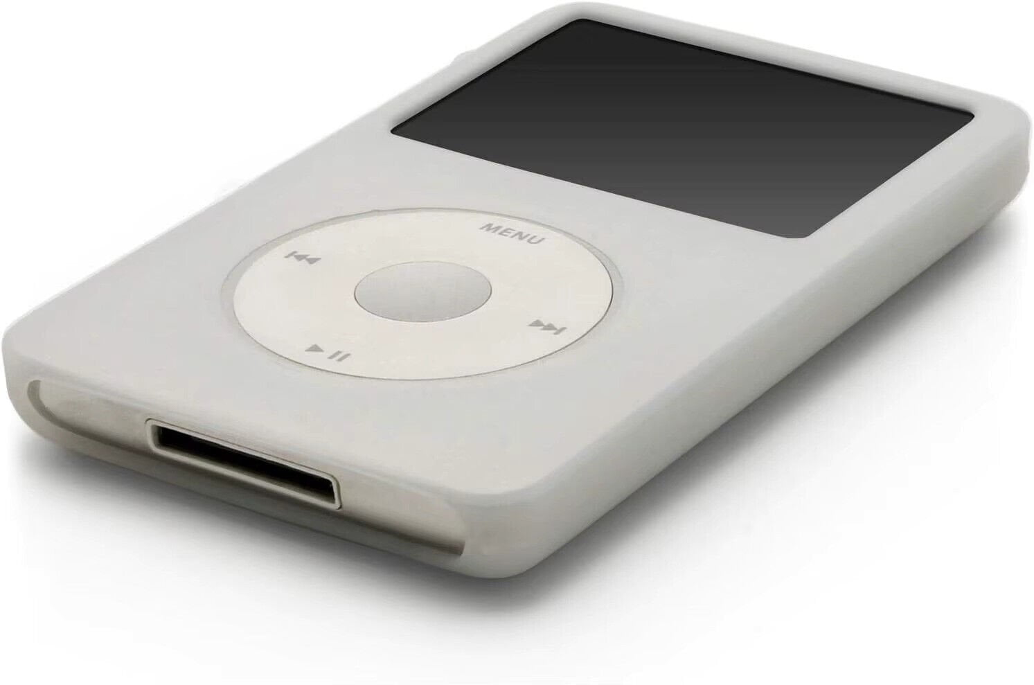 Clear White Silicon Case for Apple iPod Classic 5th / 6th / 7th Thin ...