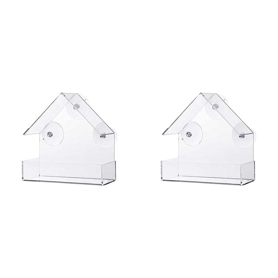 Clear Window Bird Feeder With Strong Suction Cups For Close Up Bird ...