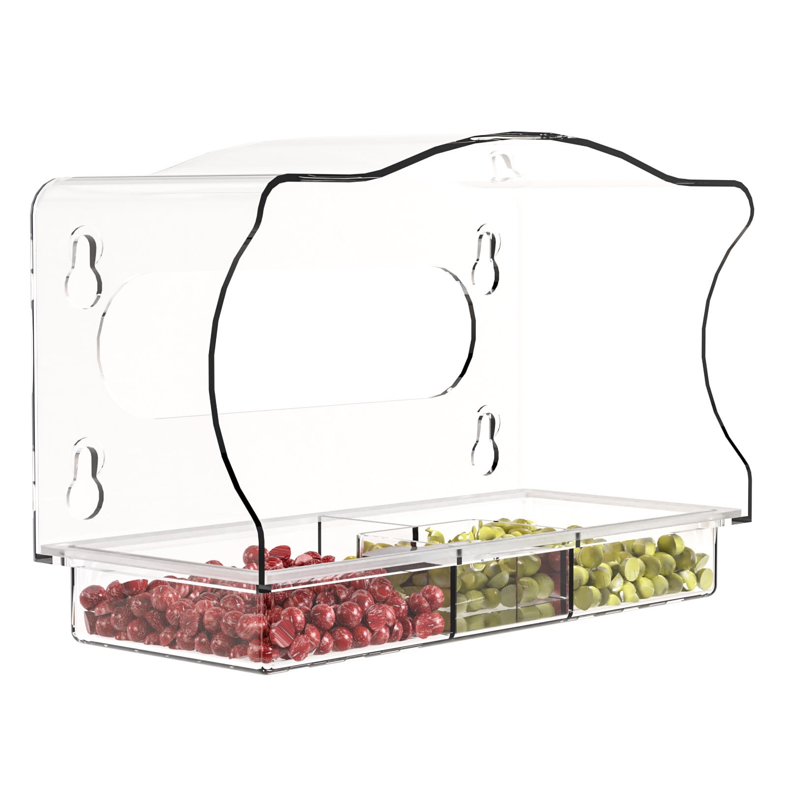 Clear Window Bird Feeder with Strong Suction Cups for Wild Bird ...