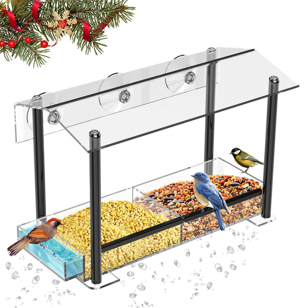 Clear Window Bird Feeders For Outside,Weather Proof Birdfeeder ...