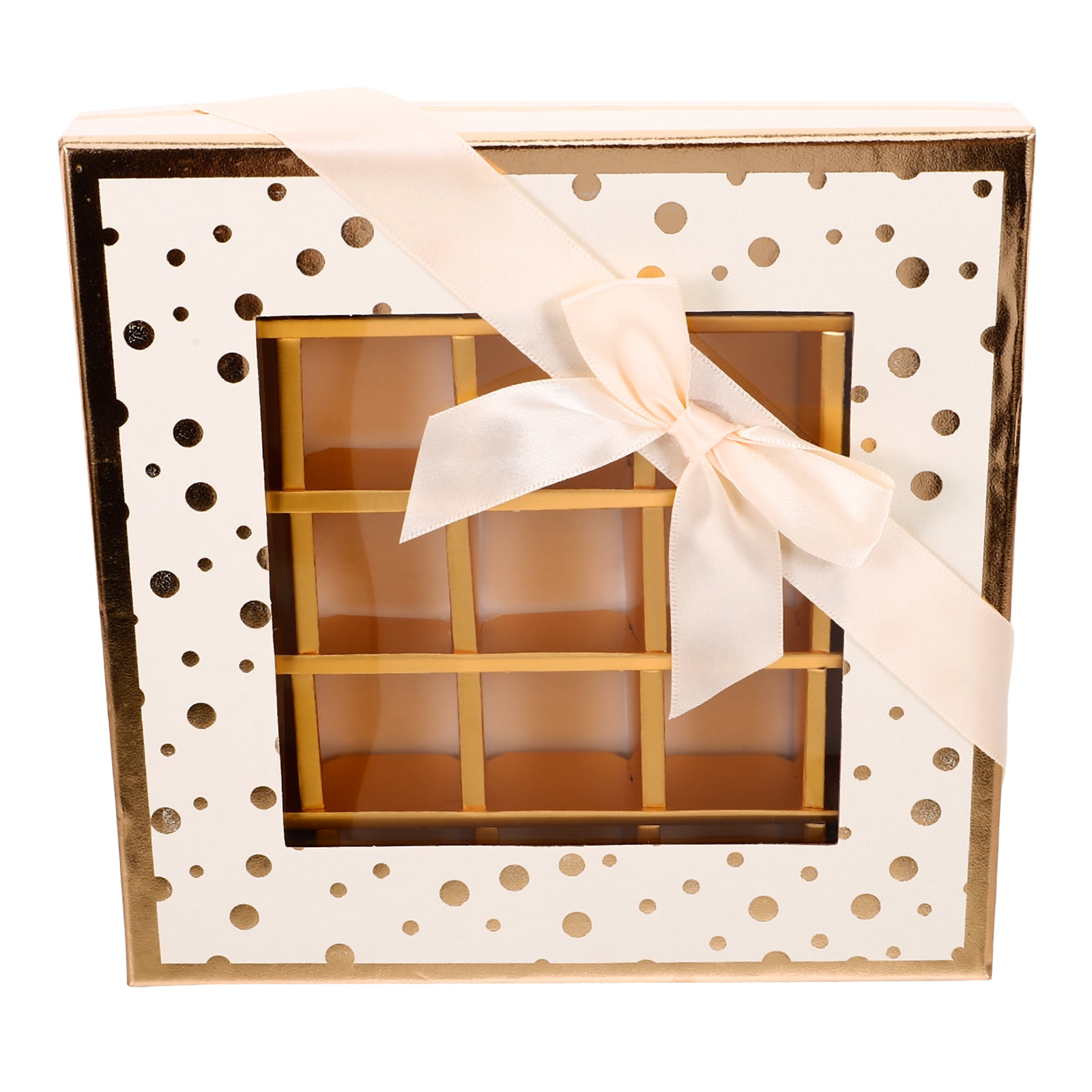 Clear Window Empty Chocolate Gift Box Packaging Box for Chocolate Candy ...