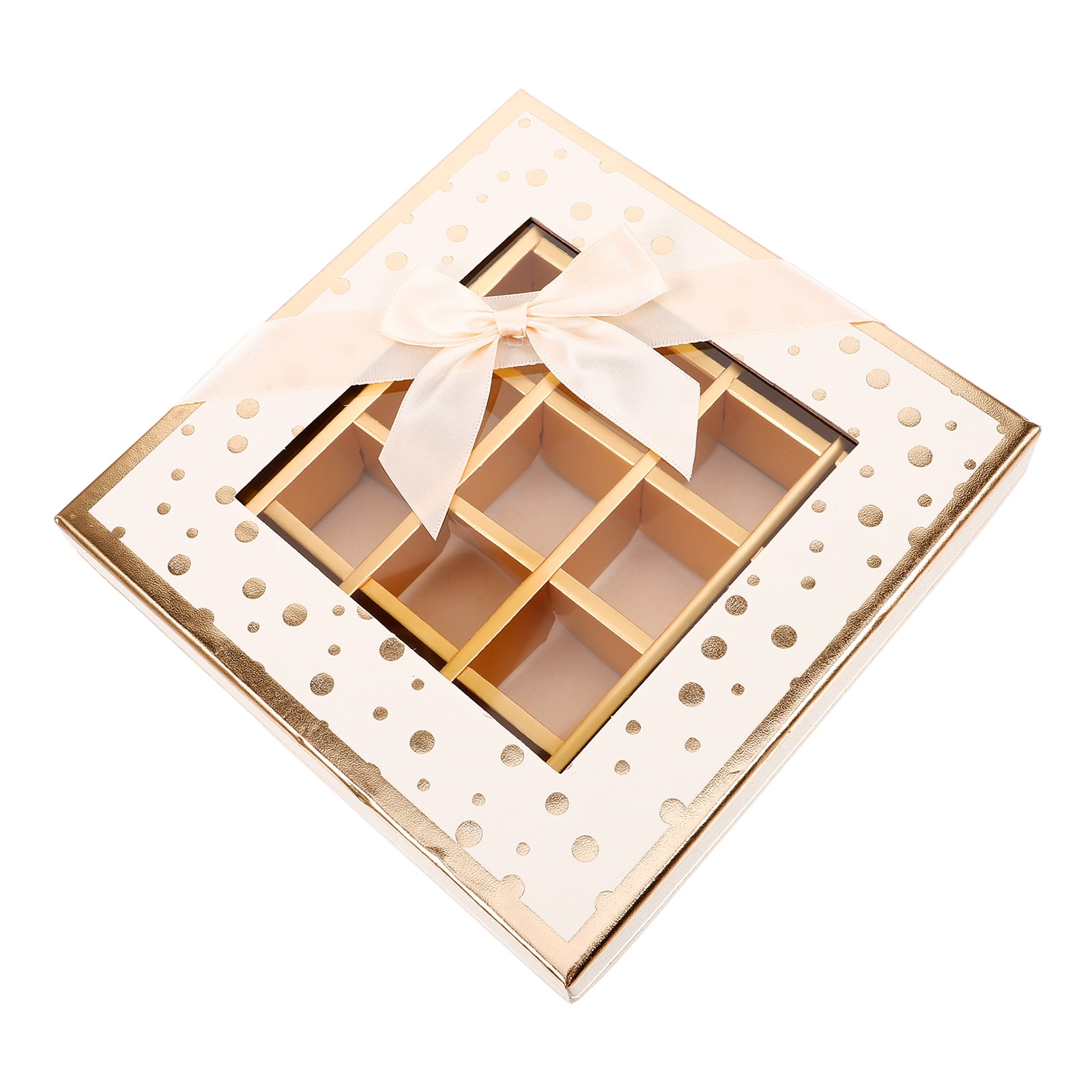 Clear Window Empty Chocolate Gift Box Packaging Box for Chocolate Candy ...