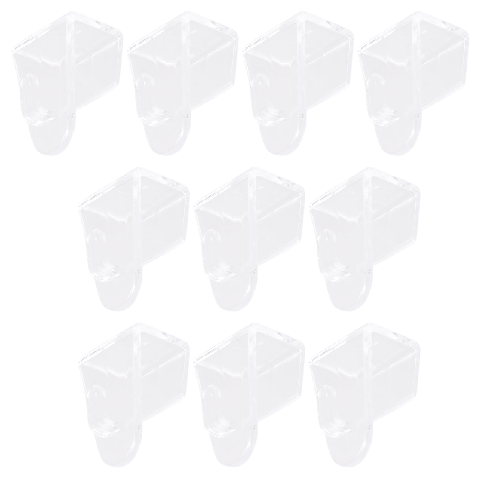 Clear Window Hangers Plastic Adhesive Hooks 10 Pack for Seamlessly Home ...