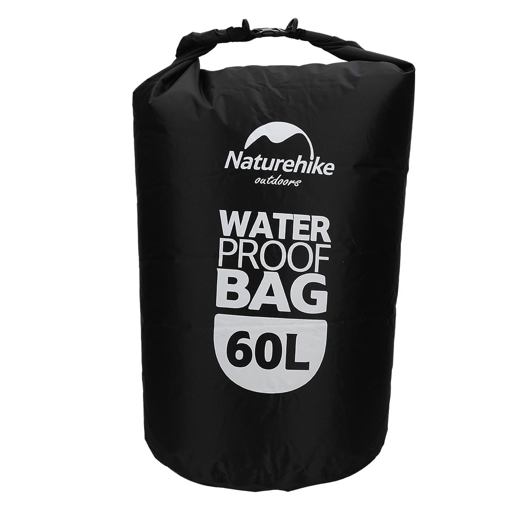 Clear Window Waterproof Storage Tote Pouch - Beach Pack Dry Bag, Black ...