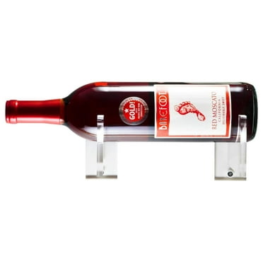 Free Shipping! DecMode 21" x 76" White Wood Boat Wine Rack - 25 Bottles ...