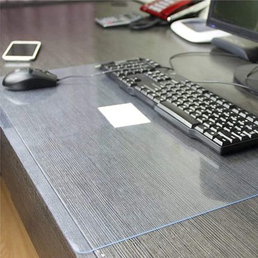 Lorell Rectangular Crystal-clear Desk Pads Rectangle - 36" Width x 20 ...