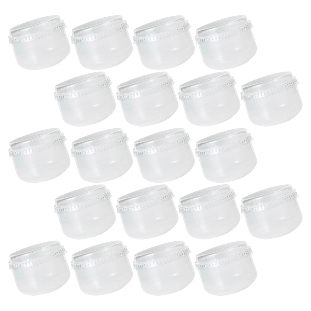 Clear Yogurt Cups Pudding Bottle: 20Pcs Transparent Dessert Cup with ...
